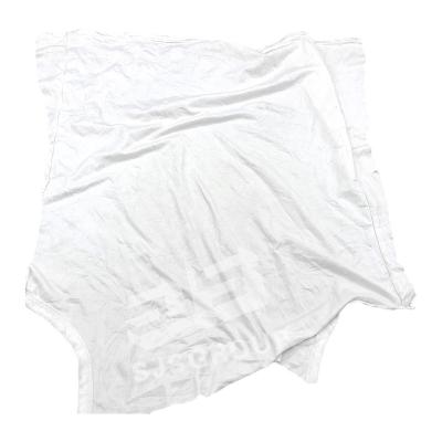 Κίνα Factory full cotton cutting used clothes cutting T-shirt rags color white scrap textile cleaning cloth wiping rags προς πώληση