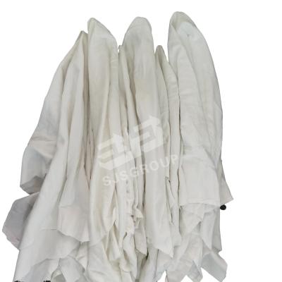 Κίνα Factory direct 100% cotton textile waste cut Fabric pieces white cleaning cloth cutting used bed sheets White Sheeting W προς πώληση