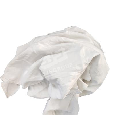 Κίνα Factory direct 100% cotton textile waste cut Fabric pieces white cleaning cloth cutting used bed sheets White Sheeting W προς πώληση