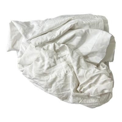 Κίνα Factory direct 100% cotton textile waste cut Fabric pieces white cleaning cloth cutting used bed sheets White Sheeting W προς πώληση