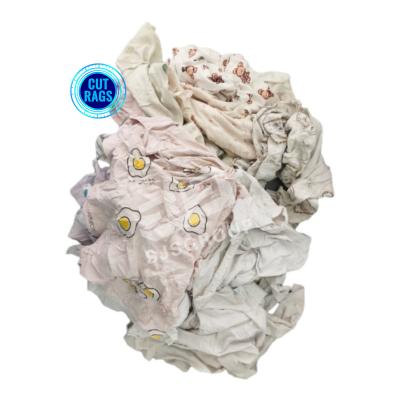중국 Light Color Mixed T Shirt Rags Cotton Cloth Cutting Clips Industrial Cleaning Wiping Rags 판매용