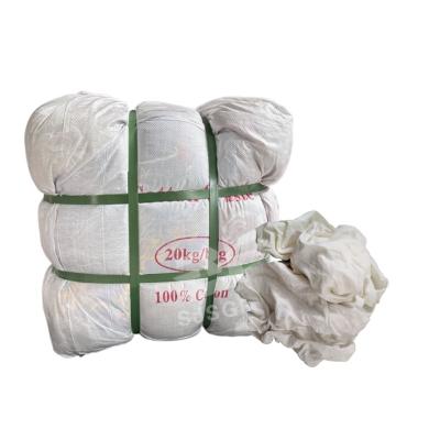 중국 Grade A Pure White 8lb 10kg Cleaning Rags White Knit Painter's Rags White Clean Rags for Painting 판매용