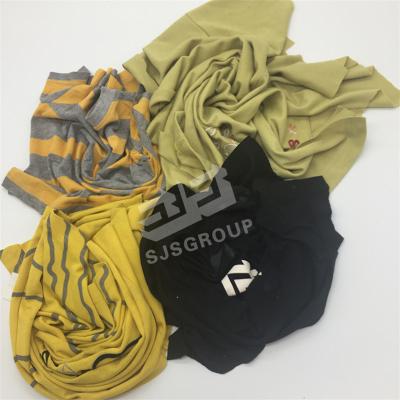 중국 Reclaimed 20lb COLORED KNIT RAGS Absorbent Mixed Rags Cutting 100 cotton wiping tshirt rags for cleaning 판매용