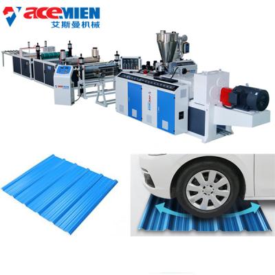 China Plastiek die Golfdakblad recycleren die tot Machine maken Gemakkelijke Installatie Te koop