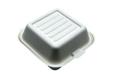 China Sandwich 20g 150x150x40mm Biologisch afbreekbare Meeneemcontainers Te koop