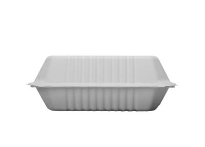China Waterdichte 38g 9 Biologisch afbreekbare Clamshell het Voedselcontainers van