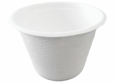 Cina tazze biodegradabili e coperchi della parte bianca 4oz in vendita