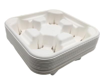 Cina Una bagassa di 4 parchi spappola il trasportatore della tazza di carta di 28g 215×215×47mm in vendita