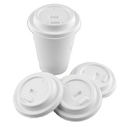 Cina Coperchi biodegradabili della tazza della cartapesta di materia prima della bagassa della canna da zucchero di Eco della copertura della tazza di 100% per i bambini ed i bambini in vendita