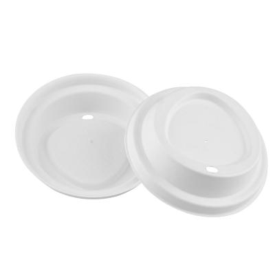 Cina Tazza eliminabile di Sippy dell'adulto della parte girevole della fibra di prezzo franco fabbrica 100% della tazza della copertura della canna da zucchero del budino biodegradabile riciclabile della bagassa in vendita