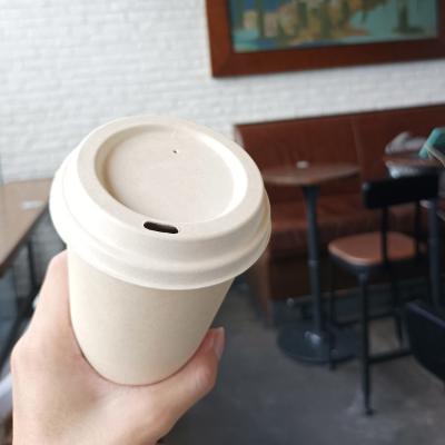 China A tampa moldada do sorvo da cana-de-açúcar de 100% polpa biodegradável, círculo, descorou tampas do copo de 80mm à venda