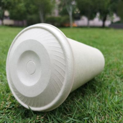Cina tazze di caffè biodegradabili 90mm della bagassa di 80mm 8oz 12oz 16oz con i coperchi in vendita