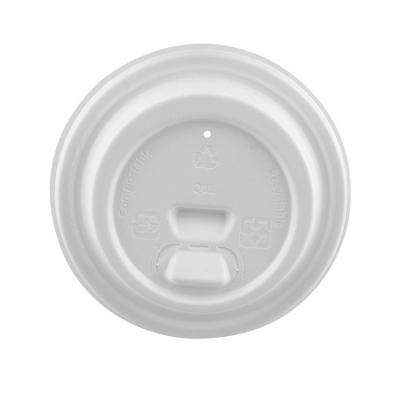 Cina coperchi biodegradabili della tazza della cartapesta di materia prima della bagassa della canna da zucchero di Eco della copertura della tazza di 86.5mm in vendita
