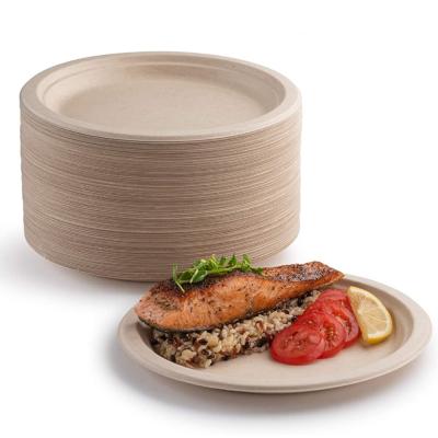 China El 100% 8,75 abonablees avanza lentamente la placa natural, biodegradable de la comida para la comida y verduras en venta