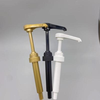 China 28 400 van de de Automaatpomp van 5ml Plastic van de Melkhoney fruit juice pump black Witte Gouden Te koop