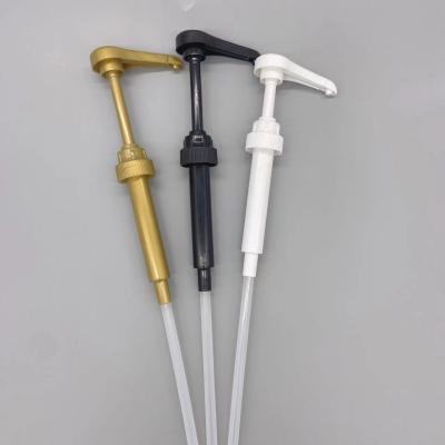 Cina Pompa personalizzabile del succo di frutta del miele del latte dell'erogatore di UK10 28-400 PP/PE 8ML dello sciroppo di colore di plastica della pompa in vendita