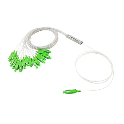 Cina perdita di inserzione bassa d'acciaio a fibra ottica dello Sc APC del separatore 1260NM 1650NM della metropolitana del PlC 1x16 in vendita