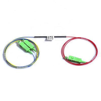 Cina G657A1 fibra ottica del separatore dell'accoppiatore di FBT di G657A2 1 x 2 1/99 20/80 di 30/70 in vendita