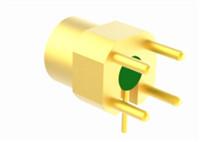 China Montaje de superficie de conector RF de ángulo recto masculino SSMP con retén completo Microstrip en venta