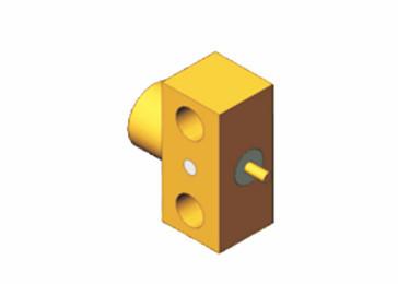 China SMP Type Male Flange Mount Full Detent RF Connector With Superior Performance And Reliability for sale