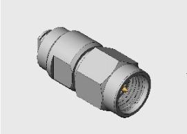 China Stainless Steel 3.5 Mmw Millimeter Wave Connector Male Plug For Cable CNX3506, MF108A Frequency Reach Up To 33GHz - Alternative To Higher Frequency 26GHz SMA Connector for sale