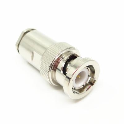 China Conector electrónico masculino de la compresión del conector BNC de BNC RF para el cable RG316 en venta