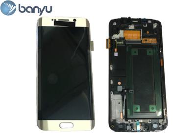 中国 死んだピクセル サムスンS6の端Lcdスクリーン アセンブリ金S6の端の表示無し2560x1440 販売のため