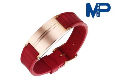 Cina Braccialetto magnetico del pane del braccialetto del metallo del gel di silice dell'acciaio inossidabile unisex in vendita