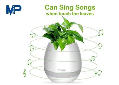 China Florero elegante del plástico del ABS de la flor de la música del tacto de los pequeños Bluetooth Presidentes impermeables de IP68 en venta