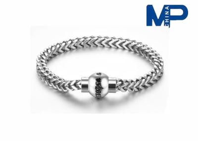 Cina Braccialetto del collegamento degli uomini personali di dimensione di acciaio inossidabile 316L magnetico in vendita