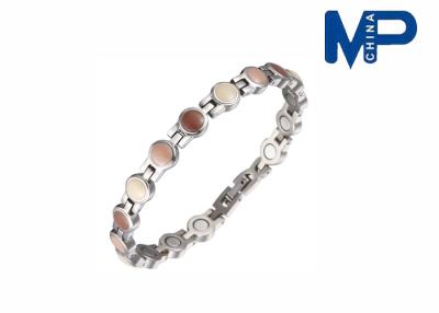 Cina Acciaio inossidabile del braccialetto 316L del metallo degli uomini con gli elementi di titanio magnetici in vendita
