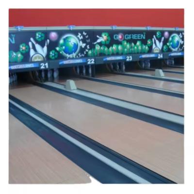 OEM Accepted Synthetic Bowling Lanes for Indoor Bowling Alley Entertainment