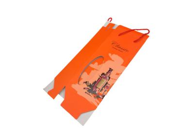 Cina Contenitore di regalo portatile del vino rosso che imballa, contenitori di regalo della bottiglia di vino di Natale in vendita