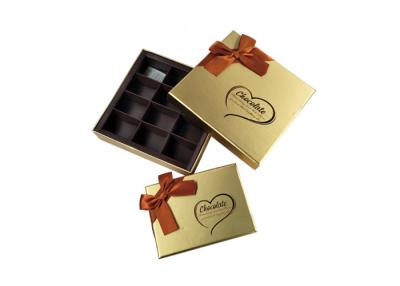 China Luxusschokoladen-Darstellungs-Kästen/leere Weihnachtspralinenschachteln zu verkaufen