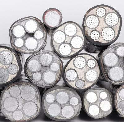 Cina Cavo corazzato di alluminio di bassa tensione del rivestimento di PVC di Cable del conduttore NA2XRY in vendita