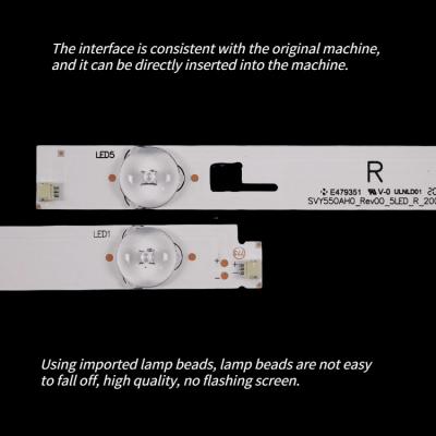 LED Rigid Strip Light for Sony 55" TV KDL SVY550AH0 REV00 5LED L/R 150223 Not