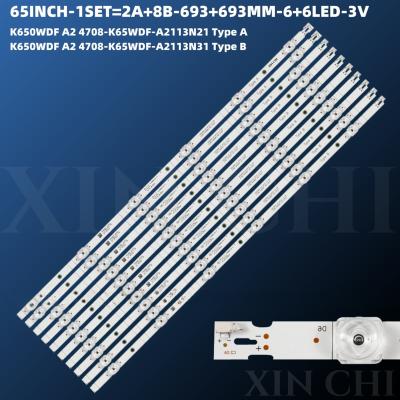 Quality K650WDF A2 4708-K65WDF-A2113N21 Type A K650WDF203293 L-2-B8-8-4 B LED Light Kit for sale
