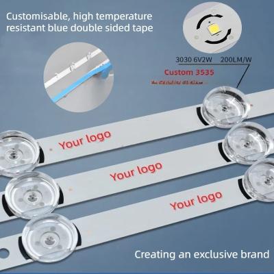 XC-ELED-129 2pcs/Kit LED V8Q6-650SM0-R0 BN96-46470A TV QE65Q6FNAL QN65Q6FNAF