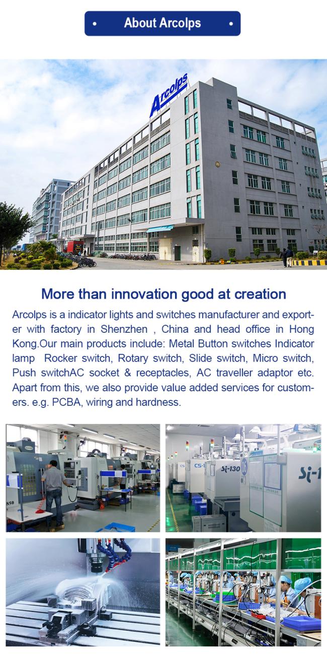 Switch application in industrial equipment