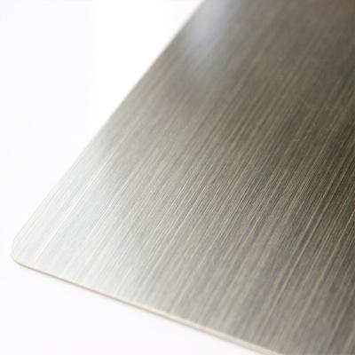 Chine Surface en bronze antique brossée en acier inoxydable 304 Pvd Brossage en cuivre de couleur en acier inoxydable à vendre