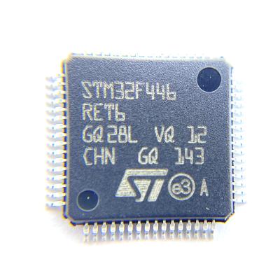 중국 STM32F MCU 16Mhz 플래시 32 핀 LQFP64 마이크로컨트롤러와 내장 프로세서 STM32F446RET6 판매용