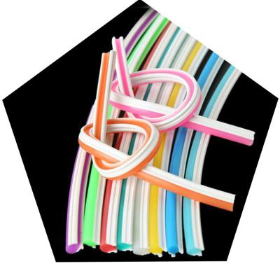 China Waterproof Separated Neon Flex LED Silicone Tube Light Strips Silicone Strip for Light Box for Building Decor for sale