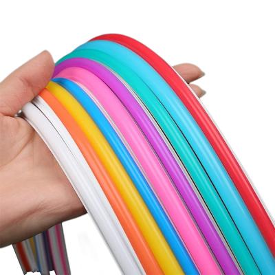 China Flexible Led Strip Sign Neon Light Silicone Tube Corner Silicon Tube for Led Strip Light for sale