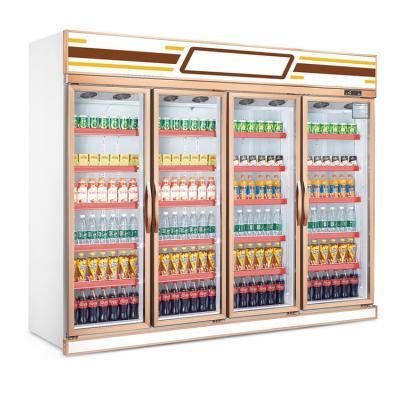 China Hot Sell Commercial Fridge Chiller Refrigerator Beverage Display Drinking Cooler for Supermarket for sale