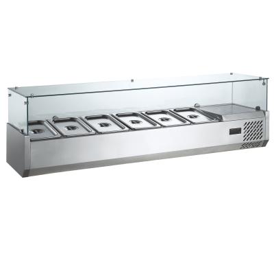 China Salad Bar Refrigerator Sale/Buffet Salad Bar Refrigeration Equipment for sale