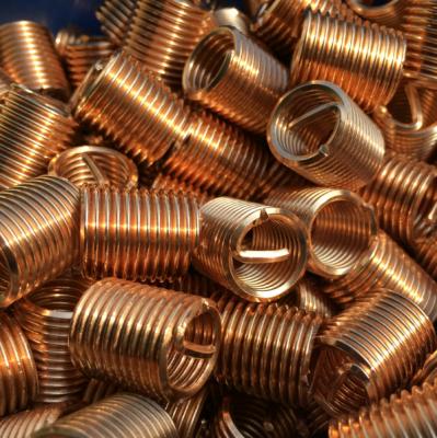Cina Inserti filettati d'ottone del radiatore di M2.5 DIN8140 non magnetici per i composti in vendita