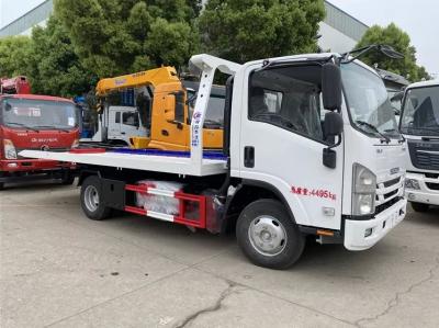 중국 3 톤 도로 비상 훼손 트럭 ISUZU 4x2 평면 훼손 트럭 판매용
