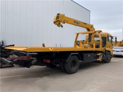 Chine Plateforme de remorquage de 8 à 10 tonnes pour démolition de voitures 6.3T Base des roues 4500 mm Remorquage lourd à vendre