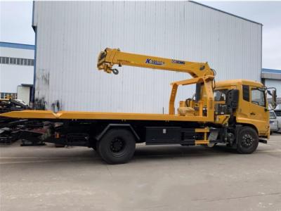 Chine Plateforme de remorquage de 8 à 10 tonnes pour démolition de voitures 6.3T Base des roues 4500 mm Remorquage lourd à vendre