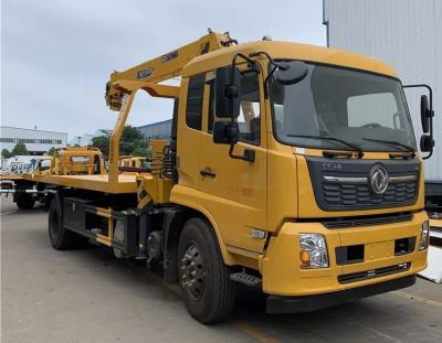 Chine Plateforme de remorquage de 8 à 10 tonnes pour démolition de voitures 6.3T Base des roues 4500 mm Remorquage lourd à vendre